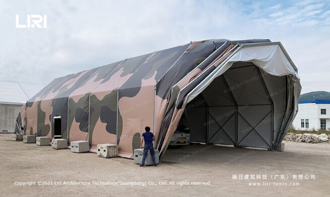 Clamshell Hangar | Military Clamshell Tent - Liri Tent